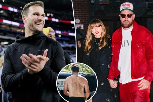 Falcons' Kirk Cousins pokes fun at Travis Kelce's hairy back | Flipboard