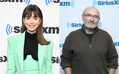 Lily Collins Recreating Dad Phil Collins' Photos Will Make You Smile ... Lily Collins Recreating Dad Phil Collins' Photos Will Make You Smile ...