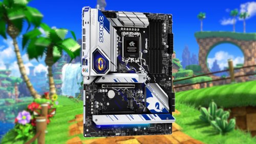 Sonic the Hedgehog motherboard helps make your Intel CPU go fast ...