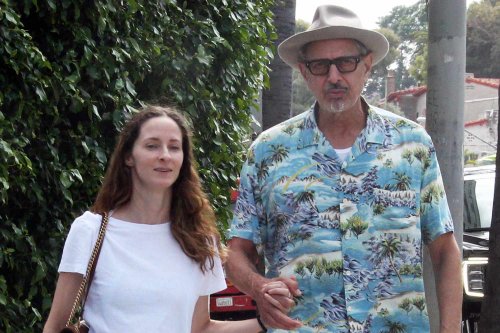 Jeff Goldblum And Wife Emilie Hold Hands As They Step Out For Sweet
