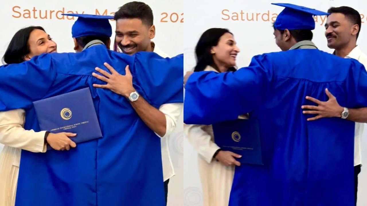Dhanush and Aishwaryaa Rajinikanth beam with pride as son Yatra ...