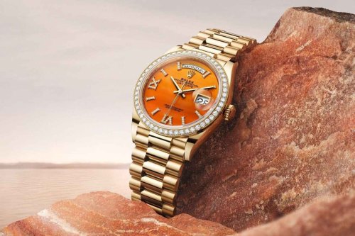 Rolex Unveils New Day-Date Stone and Puzzle Piece Dial Models | Flipboard