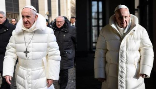 Pope Francis' AI Generated Images In Snow-white Puffer Jacket Goes ...
