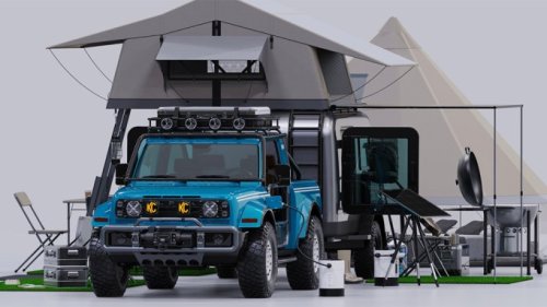 Alpha Motors’s CAMP Concept Turns the Rex EV Into a Campsite on Wheels ...
