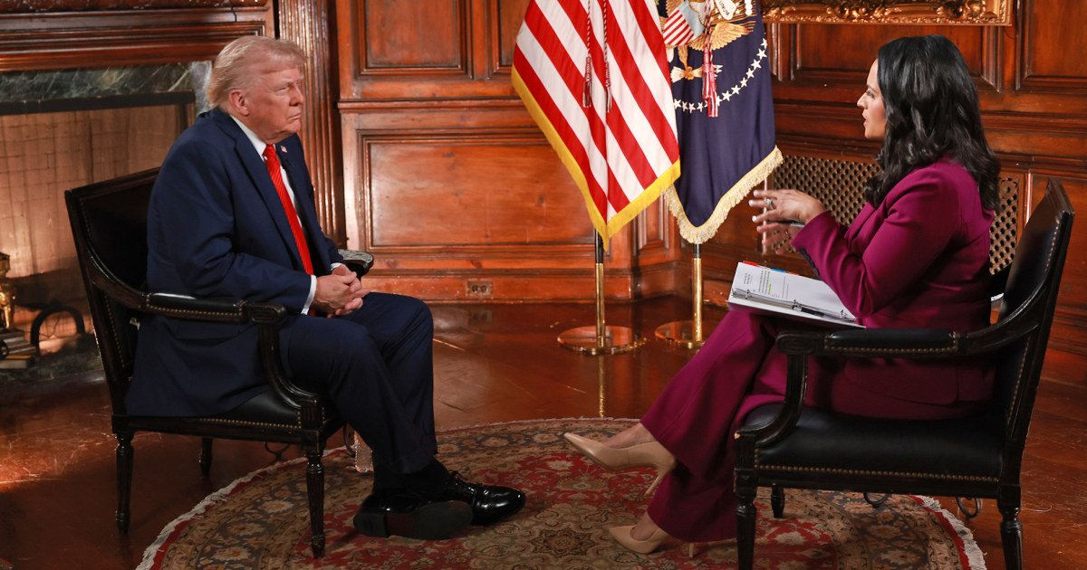 Read the full transcript: President Donald Trump interviewed by 'Meet ...