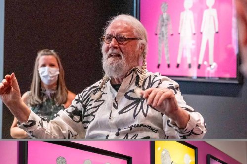 Sir Billy Connolly unveils new works of art and announces two new TV ...