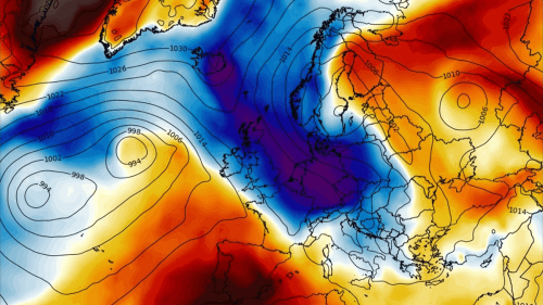 A Powerful late-season Cold Blast is Forecast for west-central Europe ...