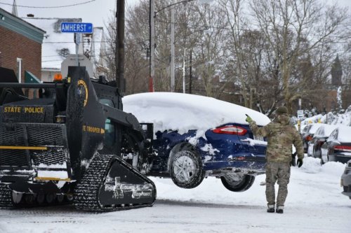 State Police use ROOK armored, tracked vehicle to remove stranded ...