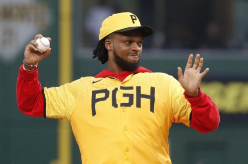 Buffalo Bills Safety Damar Hamlin Throws Out First Pitch at Pittsburgh ... Buffalo Bills Safety Damar Hamlin Throws Out First Pitch at Pittsburgh ...