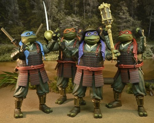 NECA Unleashes Teenage Mutant Ninja Turtles III Figure Pack And TMNT II ...