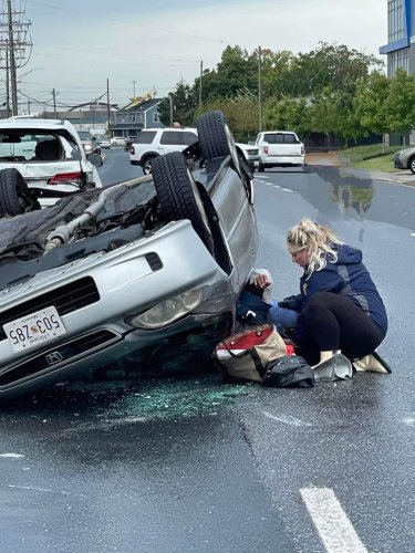 Pregnant Maryland Firefighter Goes Into Labor After Car Crash Helps