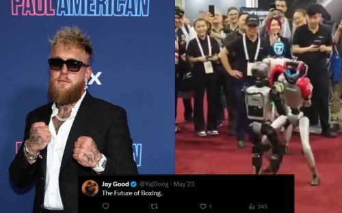 "Jake Paul future opponent", "UFC 400" - Fans lose it as robot boxing ...