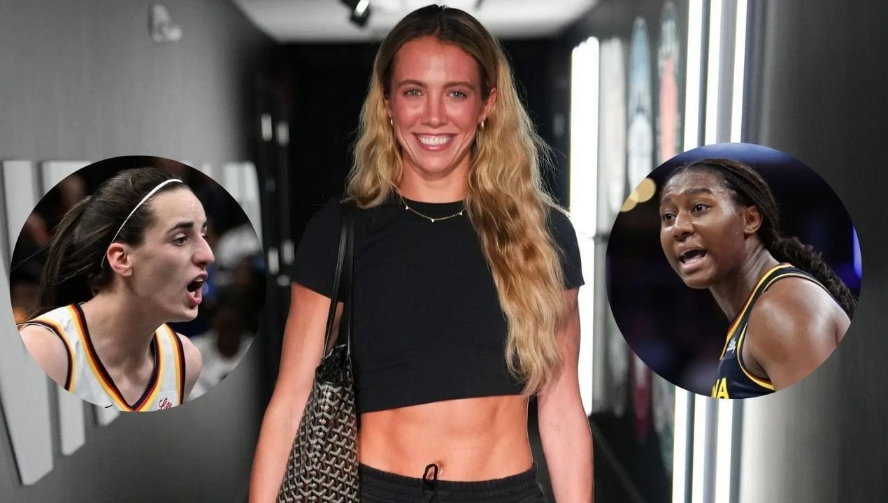 "Woah hot": Caitlin Clark and Aliyah Boston lose it over Lexie Hull's ...