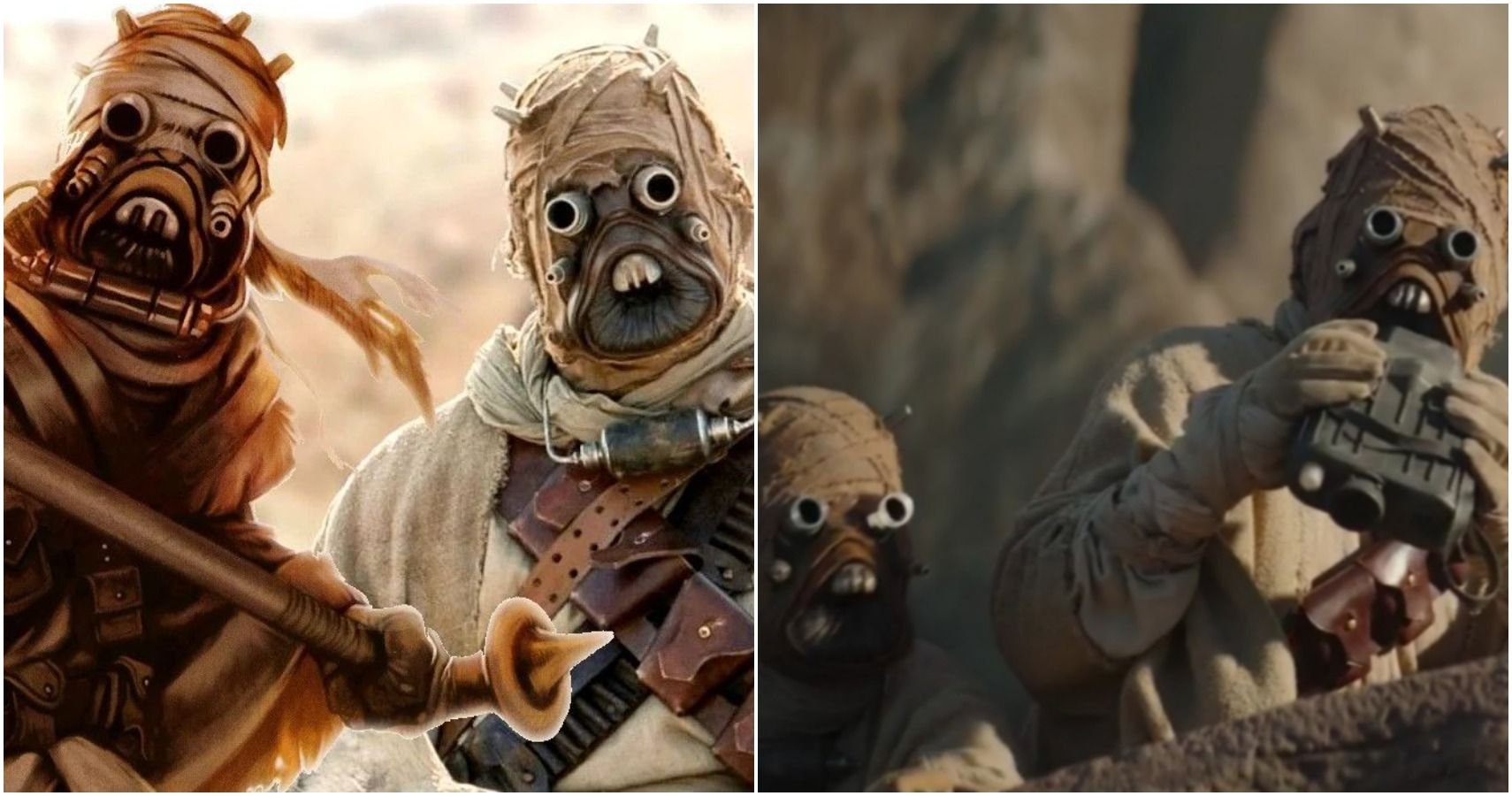 Star Wars: What Tusken Raiders Look Like Under Their Masks (And Other ...