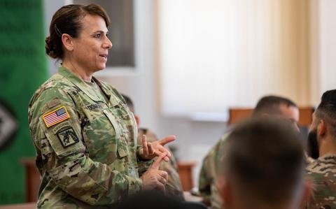 First female command chief warrant officer of Army National Guard ...