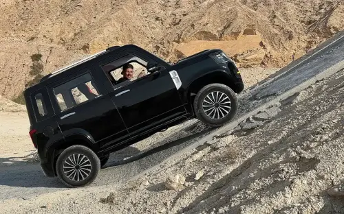 We took the fake Land Rover Defender from China on a nearly vertical ...