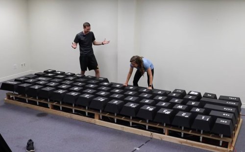 Building And Gaming On The Worlds Largest Keyboard Flipboard