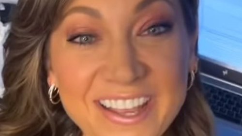 GMA’s Ginger Zee shows off her tiny frame & long legs in tight dress as ...