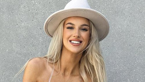 Veronika Rajek Stuns In Busty Us Flag Bra With Hotpants And Boots As