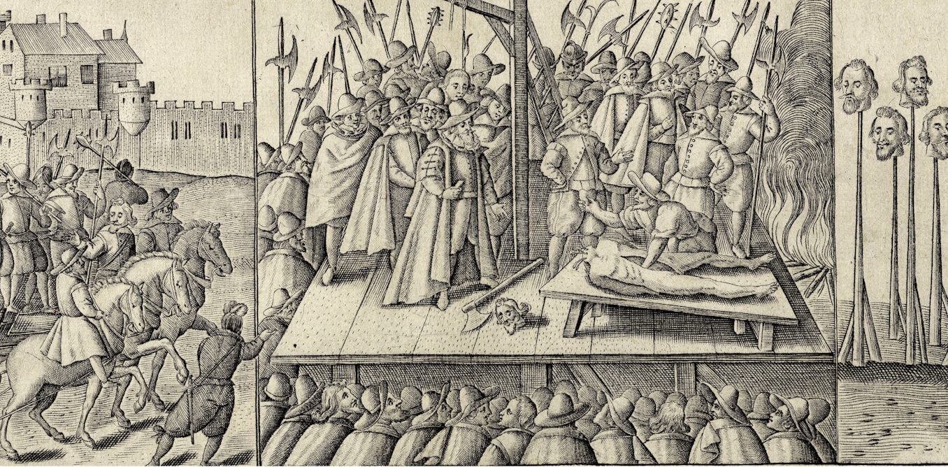 Guy Fawkes’ punishment was one of the most severe in English history – here’s what happens when ...