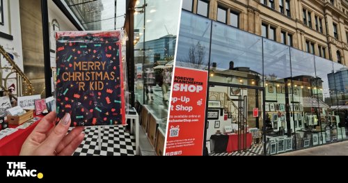 A pop-up Christmas gift shop has opened in Manchester right next to the ...