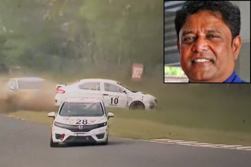 Veteran car racer KE Kumar dies in crash at national championship in ...