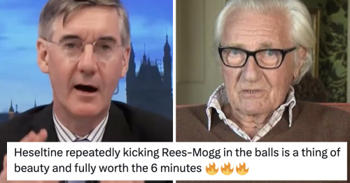 Jacob Rees-Mogg had Michael Heseltine on GB News and was owned so ...