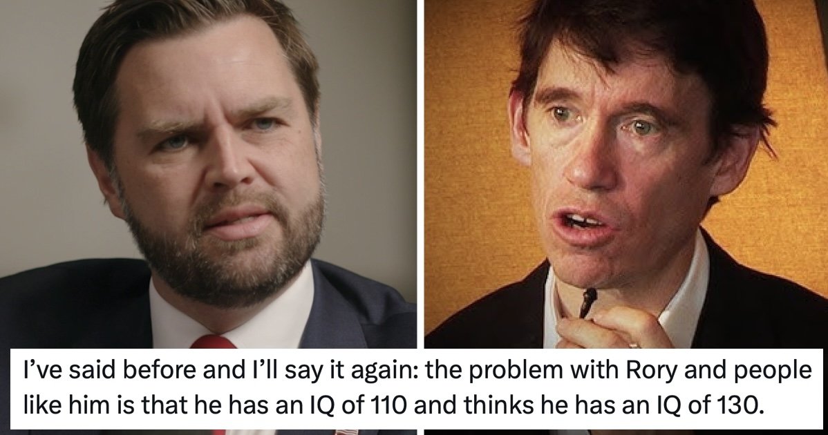 JD Vance trolled Rory Stewart for having a ‘low IQ’ and his comeback ...