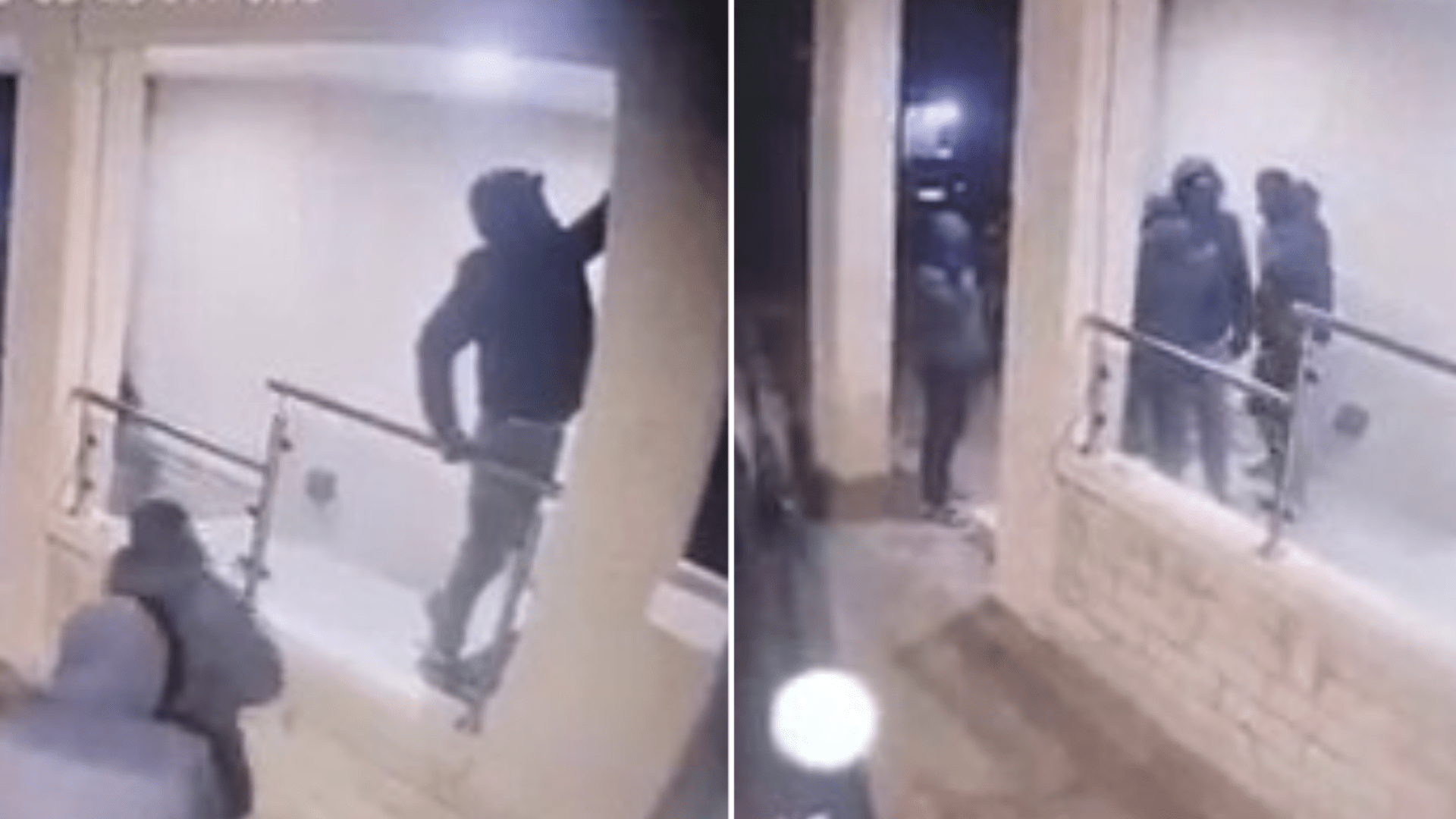 Terrifying Moment Masked Gang Target Posh Scots Captured By Chilling