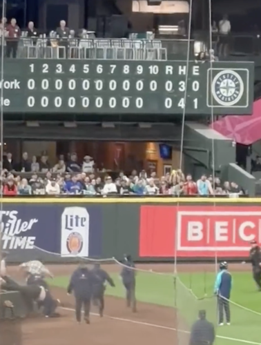 Fan at Mariners-Yankees game falls out of stands while attempting to ...