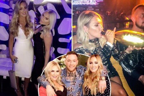 Conor Mcgregors Glamorous Sisters Aoife And Erin Enjoy Lavish