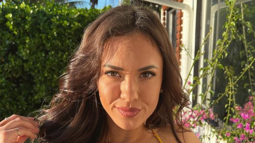 Busty BKFC ring girl and Playboy model Amber Fields jokes about her big ...