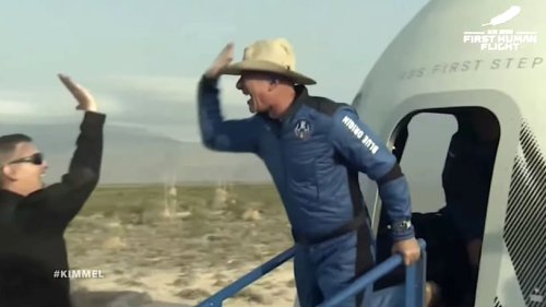 Late night hosts mock Jeff Bezos, his space cowboy hat, and his ... Late night hosts mock Jeff Bezos, his space cowboy hat, and his ...