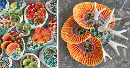 Lisa Stevens' Ceramic Sculptures Capture Coral-Inspired Motifs in ...