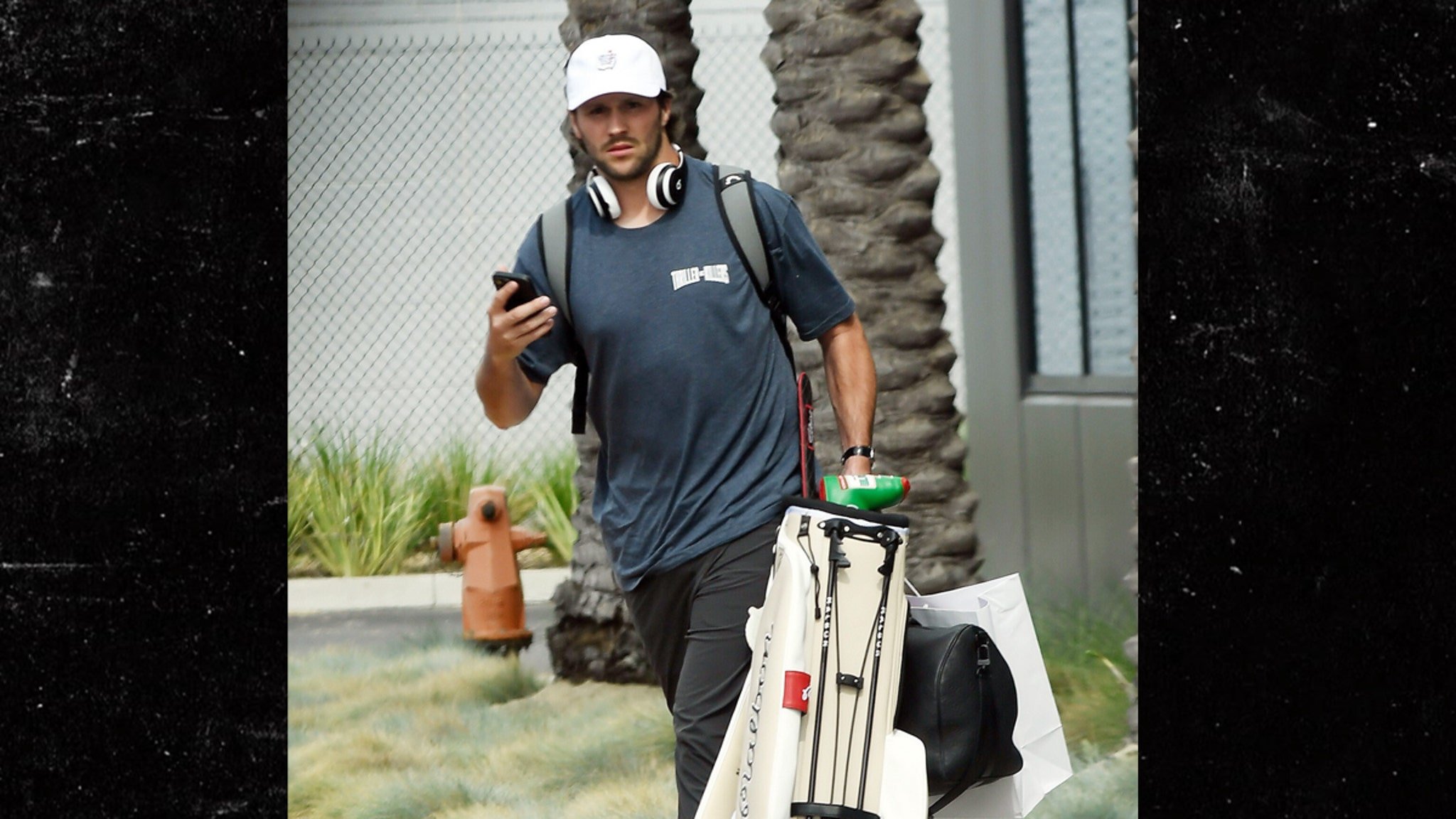 Josh Allen I'm Going Clubbing!!! Lands In California Ahead of Wedding ...