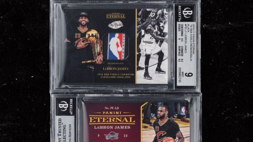 LeBron James NBA Logoman Patch Card Hits Auction ... One Of A Kind From ...