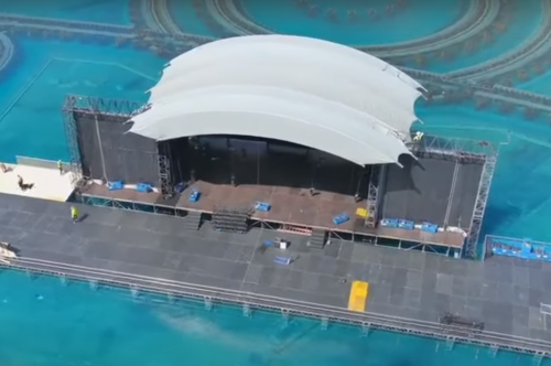 Drone Footage Shows This Years Awesome NFL Draft Stage On The Fountains ...