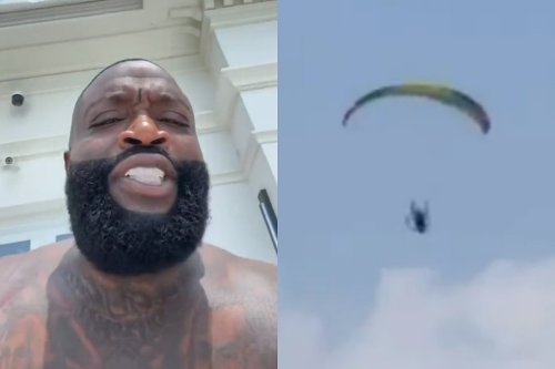 Rick Ross Finally Gets to Witness a Guy Crash His Pool Party in a ...
