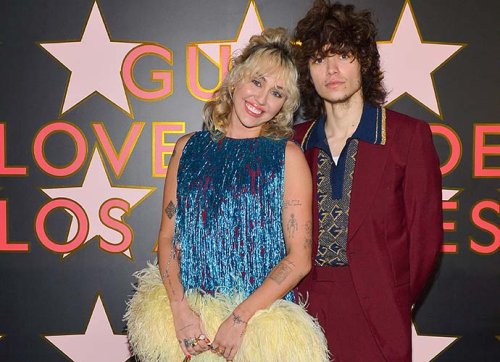 Miley Cyrus Makes Rare Appearance With Boyfriend Maxx Morando | Flipboard