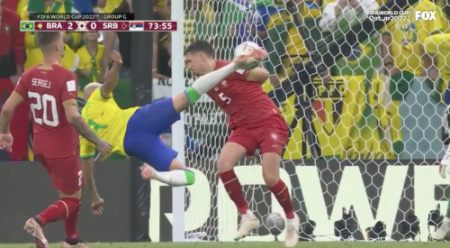 Richarlison de Andrade’s stunning bicycle kick goal for Brazil is the ...