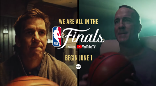 Peyton and Eli Manning star in commercial for NBA Finals | Flipboard