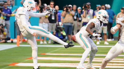 Dolphins' Thomas Morstead performs the ultra-rare butt punt | Flipboard