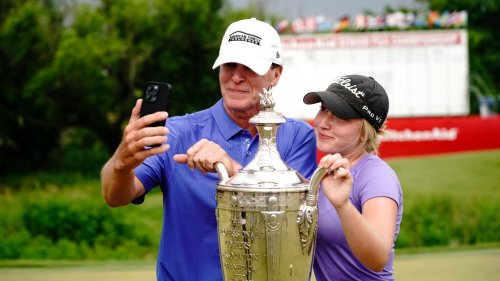Steve Stricker's second major win of 2023 is a family affair at 83rd ...