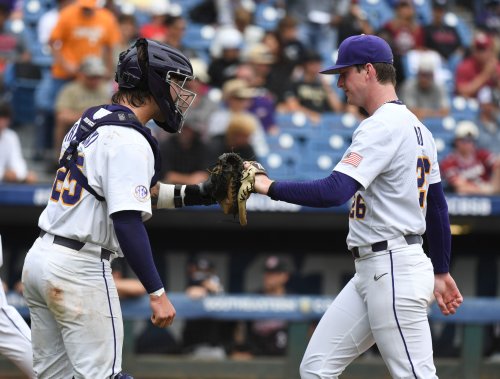 LSU's Thatcher Hurd wore Paul Skenes' glove while leading Tigers to SEC ...