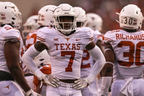 WATCH: Texas safety BJ Allen intercepts pass to Xavier Worthy | Flipboard