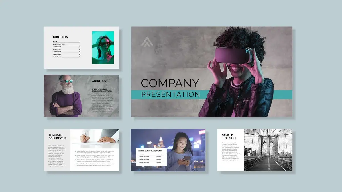 Company Presentation Template: Pro InDesign Slides | Flipboard