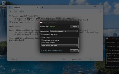 How to get the never combine taskbar function on Windows 11 | Flipboard