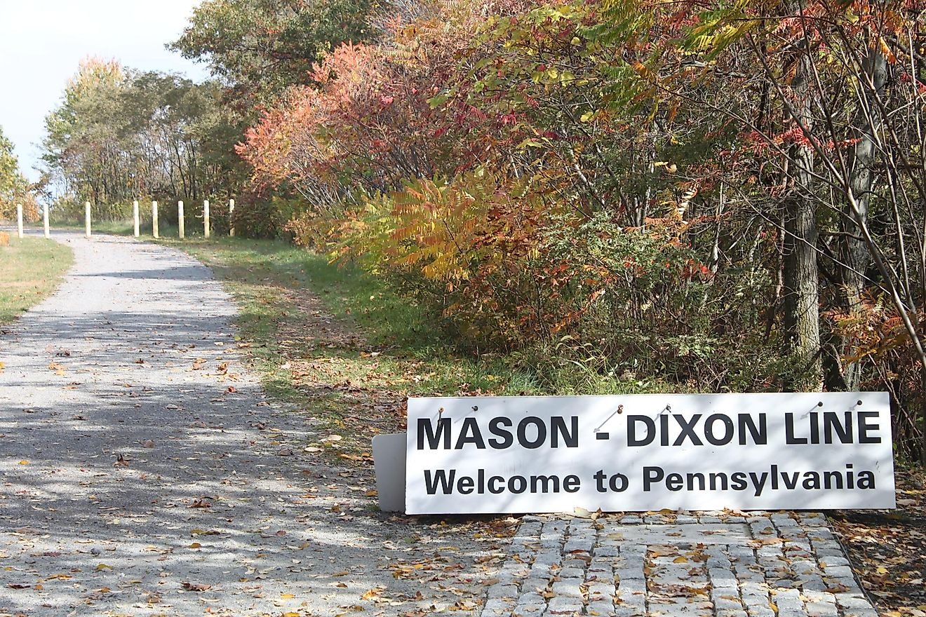 The Origins Of The Mason–Dixon Line Dividing U.S. Into North And South ...