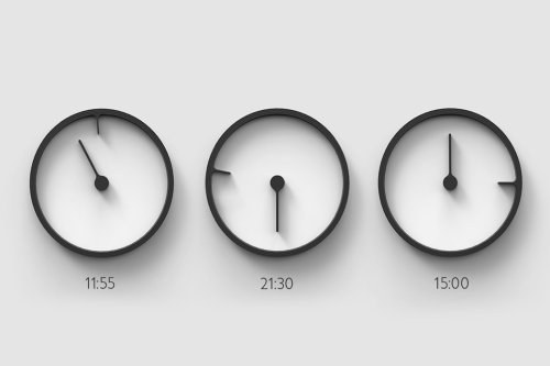 Clock designs that challenge the traditional time-displaying methods ...