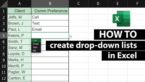How To Create A Drop down List In Excel Flipboard